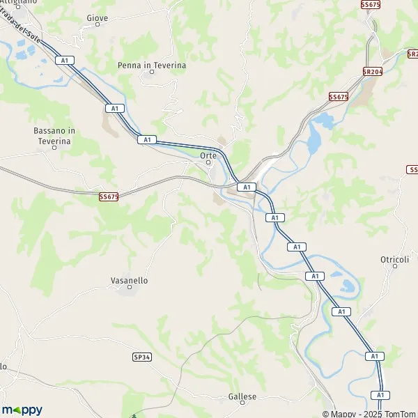 Map Orte: map of Orte (01028) and practical information