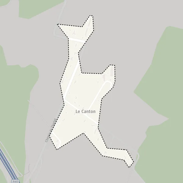 Map Le Canton: map of Le Canton (01250) and practical information