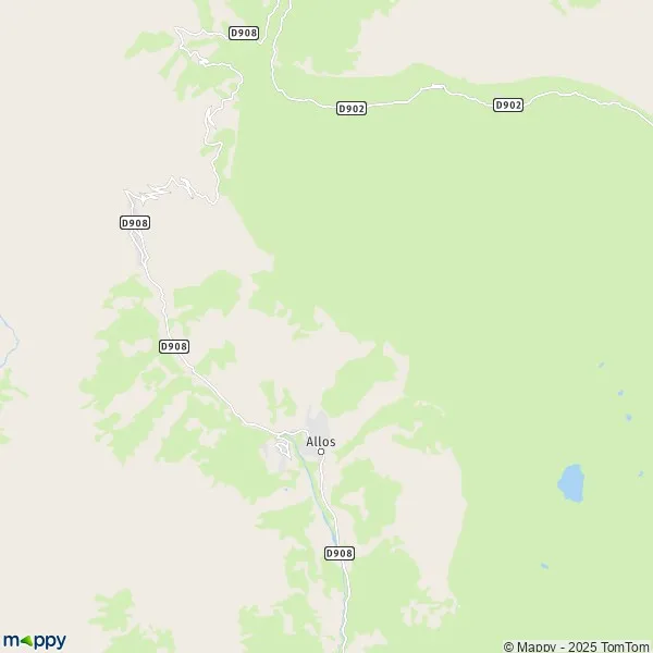 Map Allos: map of Allos (04260) and practical information