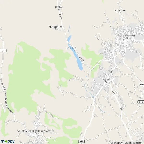 Map Mane: map of Mane (04300) and practical information