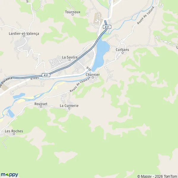 Map Curbans: map of Curbans (05110) and practical information