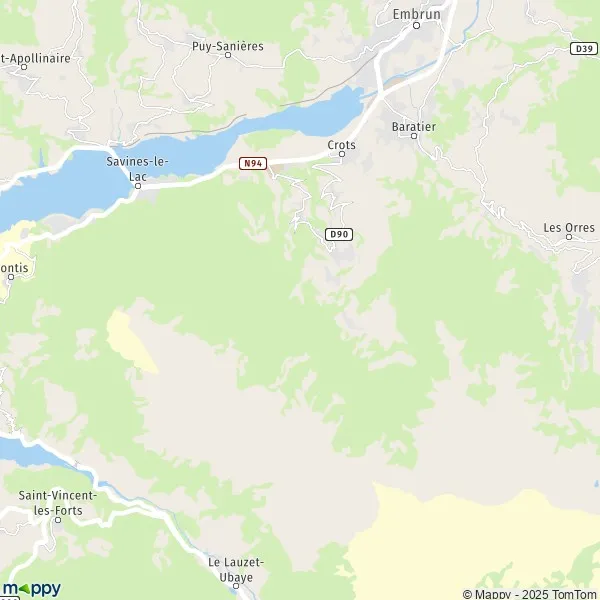 Map Crots: map of Crots (05200) and practical information