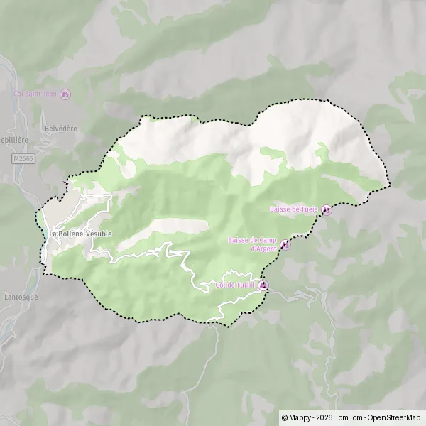Map La Bollène-Vésubie: map of La Bollène-Vésubie (06450) and practical ...