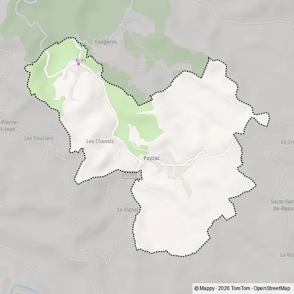 Map Payzac: map of Payzac (07230) and practical information