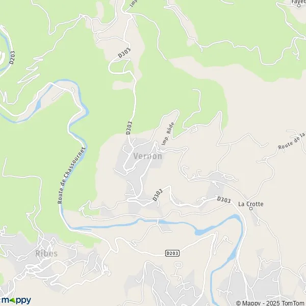 Map Vernon: map of Vernon (07260) and practical information