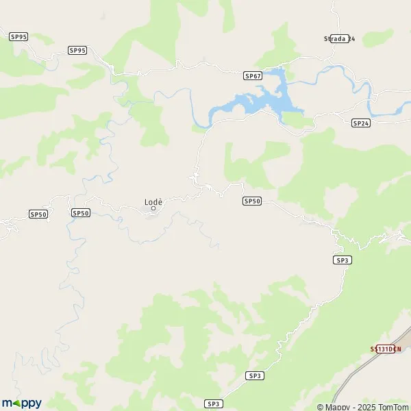 Map Lodè: map of Lodè (08020) and practical information