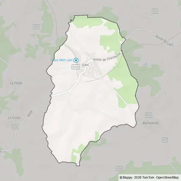 Map Liart: map of Liart (08290) and practical information