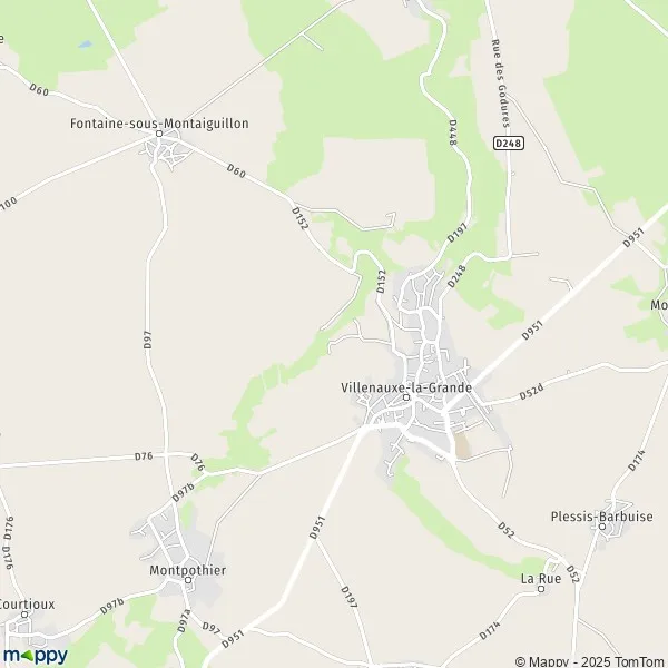 Map Villenauxe-la-Grande: map of Villenauxe-la-Grande (10370) and ...