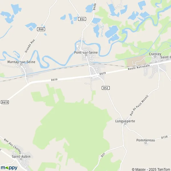 Map Pont-sur-Seine: map of Pont-sur-Seine (10400) and practical information