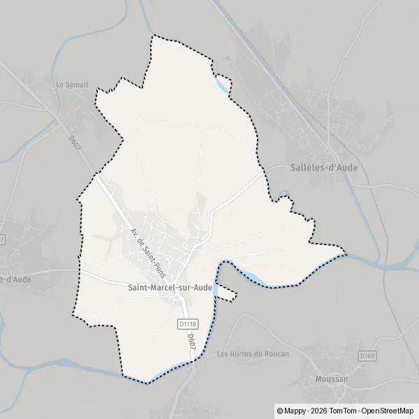 Map Saint-Marcel-sur-Aude: map of Saint-Marcel-sur-Aude (11120) and ...