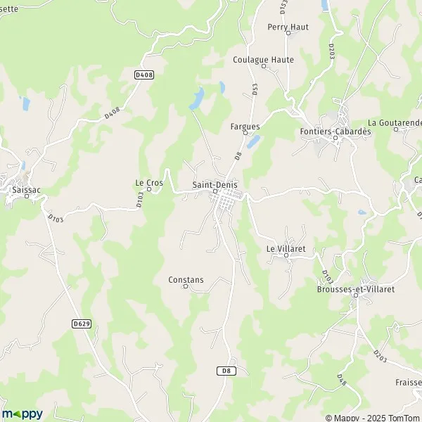 Map Saint-Denis: map of Saint-Denis (11310) and practical information