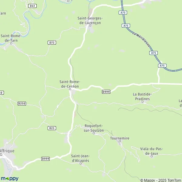 Map Saint-Rome-de-Cernon: map of Saint-Rome-de-Cernon (12490) and practical information