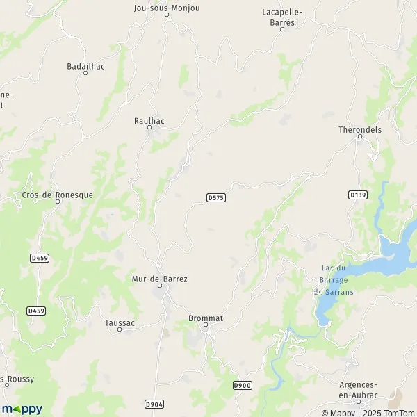 Map Mur-de-Barrez: map of Mur-de-Barrez (12600) and practical information