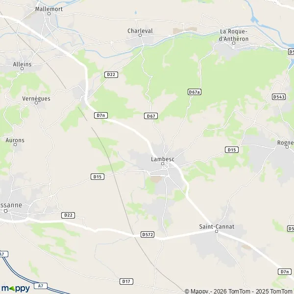 Map Lambesc: map of Lambesc (13410) and practical information