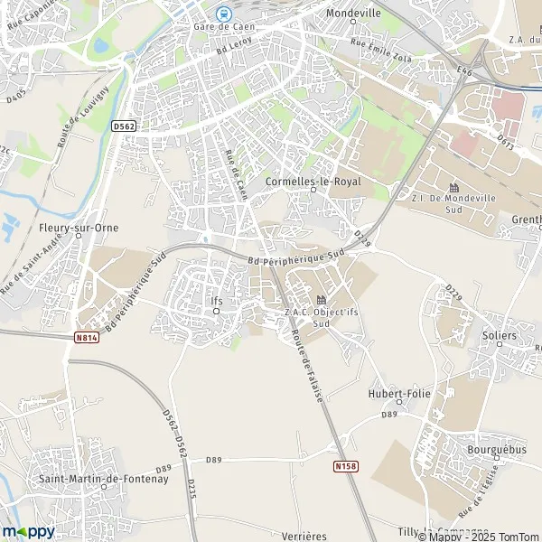 Map Ifs: map of Ifs (14123) and practical information