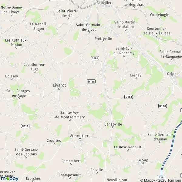 Map Livarot-Pays-d'Auge: map of Livarot-Pays-d'Auge (14140) and ...