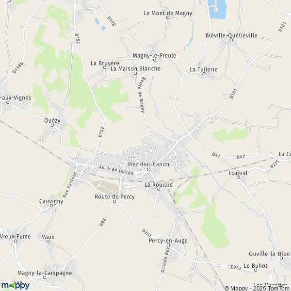 Map Mézidon-Canon: map of Mézidon-Canon (14270) and practical information