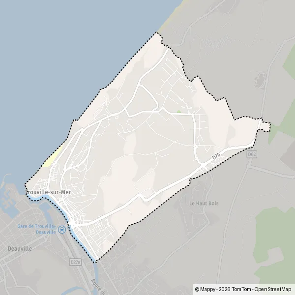 Map Trouville-sur-Mer: map of Trouville-sur-Mer (14360) and practical ...