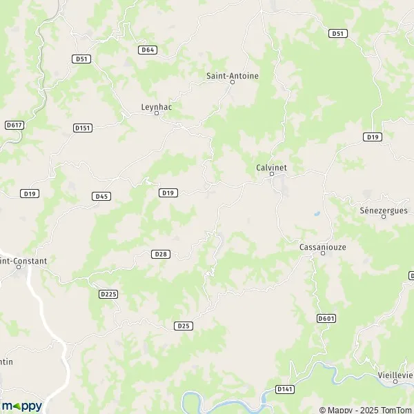 Map Puycapel: map of Puycapel (15340) and practical information