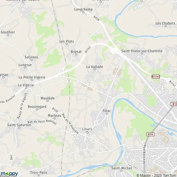 Map Fléac: map of Fléac (16730) and practical information