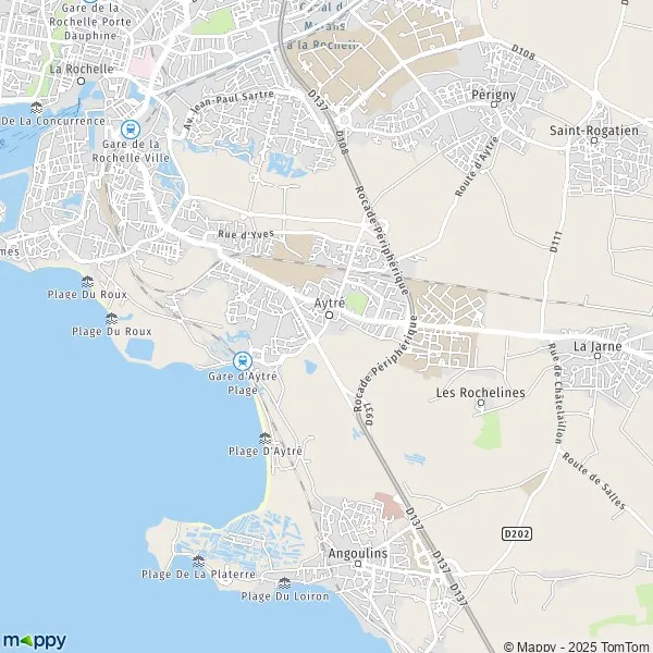 Map Aytré: map of Aytré (17440) and practical information