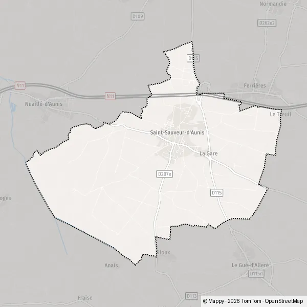 Map Saint-Sauveur-d'Aunis: map of Saint-Sauveur-d'Aunis (17540) and ...