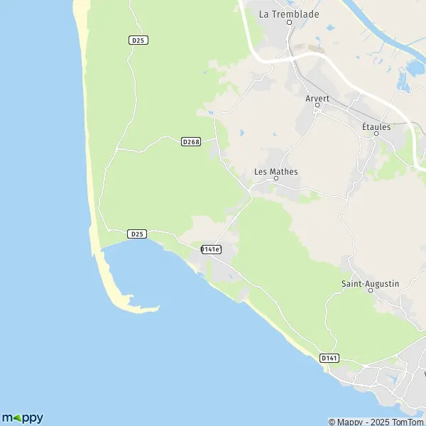 Map Les Mathes: map of Les Mathes (17570) and practical information