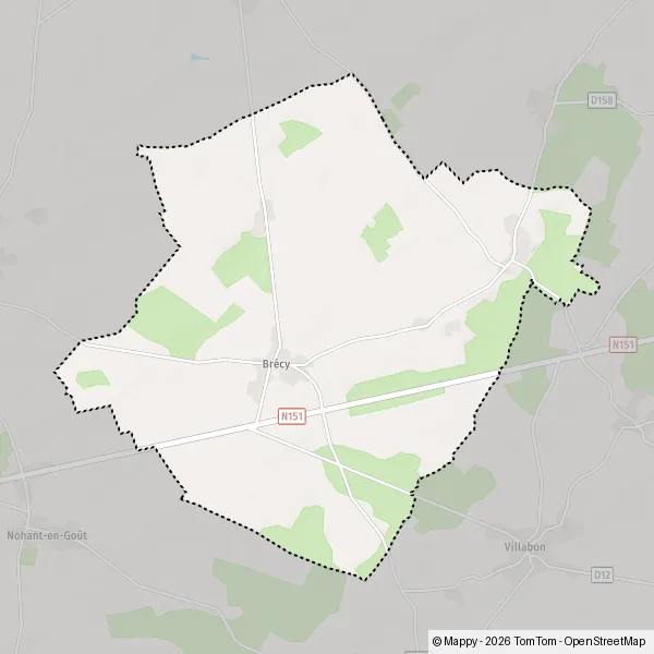 Map Brécy: map of Brécy (18220) and practical information