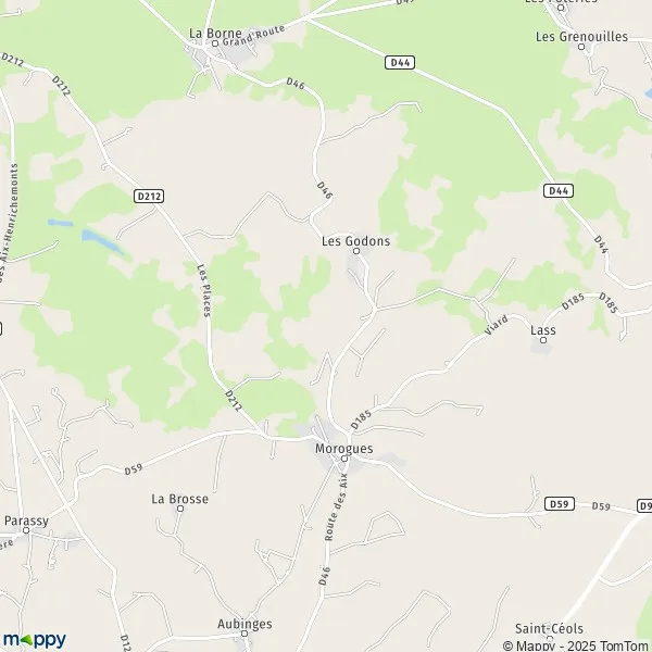 Map Morogues: map of Morogues (18220) and practical information