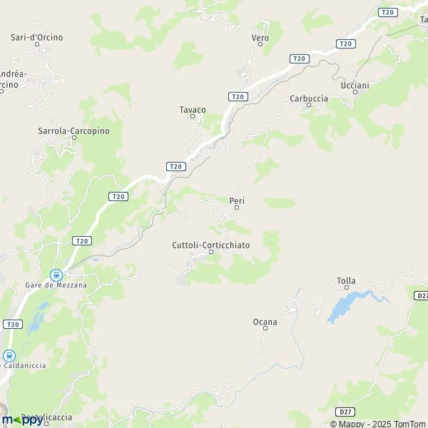 Map Peri: map of Peri (20167) and practical information