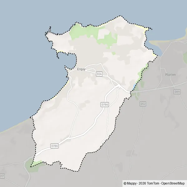 Map Erquy: map of Erquy (22430) and practical information