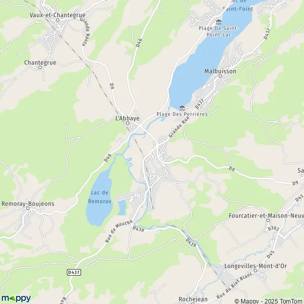 Map Labergement-Sainte-Marie: map of Labergement-Sainte-Marie (25160 ...