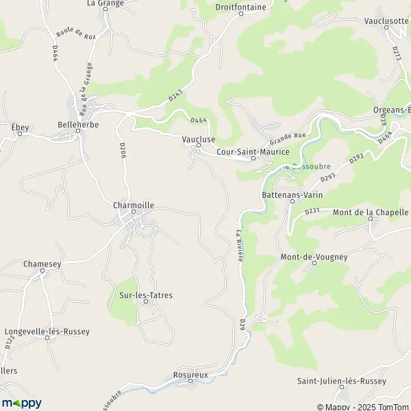 Map Vaucluse: map of Vaucluse (25380) and practical information