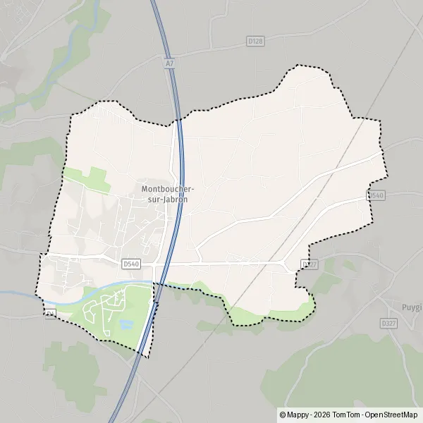 Map Montboucher-sur-Jabron: map of Montboucher-sur-Jabron (26740) and ...