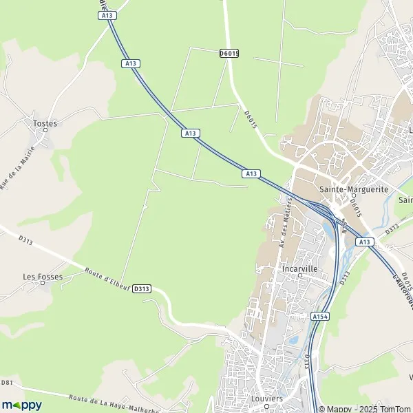 Map Incarville: map of Incarville (27400) and practical information