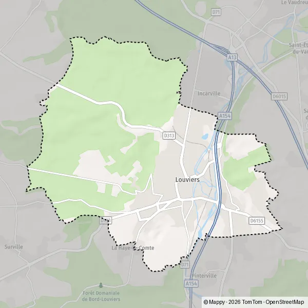 Map Louviers: map of Louviers (27400) and practical information