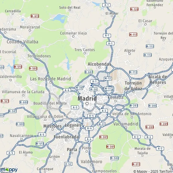 Map Madrid: map of Madrid (28001) and practical information