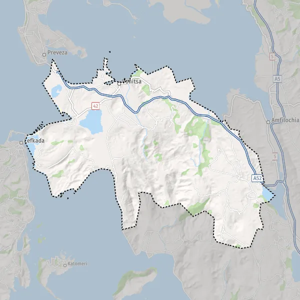 Map Aktio-Vonitsa: map of Aktio-Vonitsa (300 02) and practical information