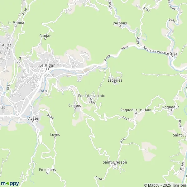 Map Le Vigan: map of Le Vigan (30120) and practical information
