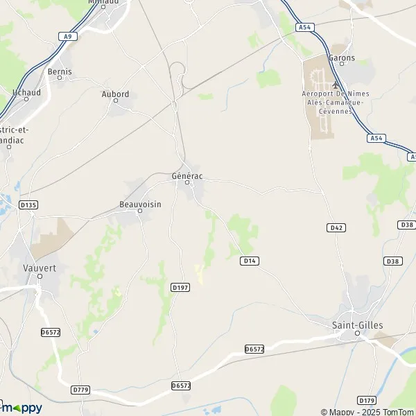 Map Générac: map of Générac (30510) and practical information