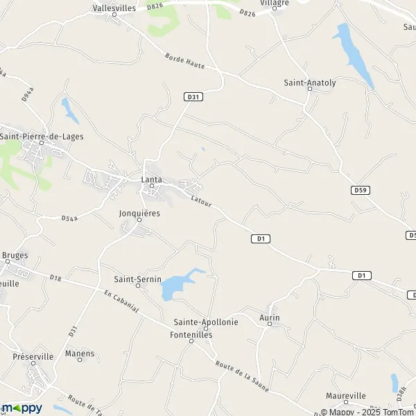 Map Lanta: map of Lanta (31570) and practical information