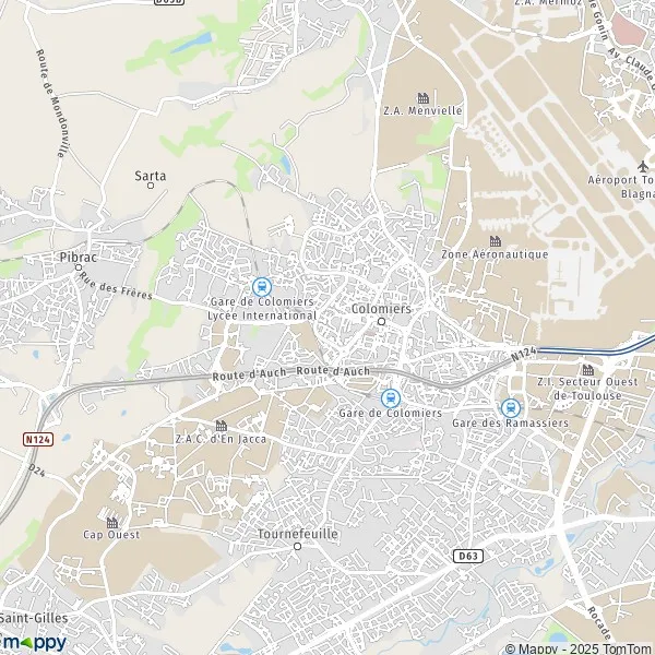 Map Colomiers: map of Colomiers (31770) and practical information