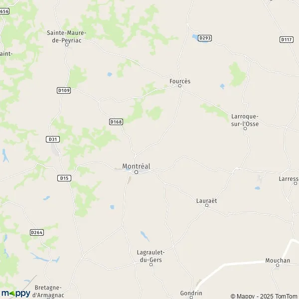 Map Montréal: map of Montréal (32250) and practical information