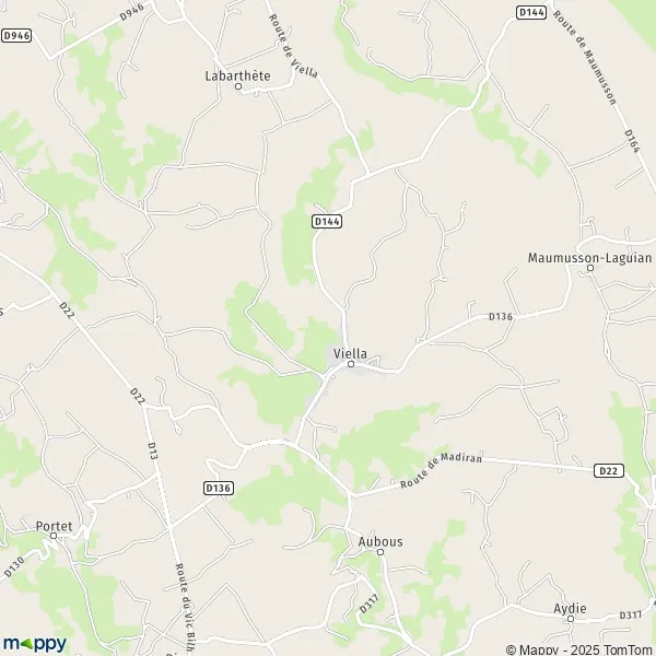 Map Viella: map of Viella (32400) and practical information