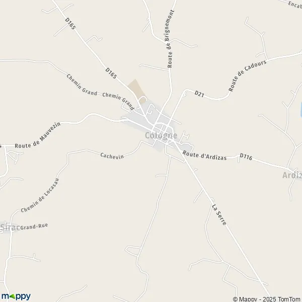 Map Cologne: map of Cologne (32430) and practical information