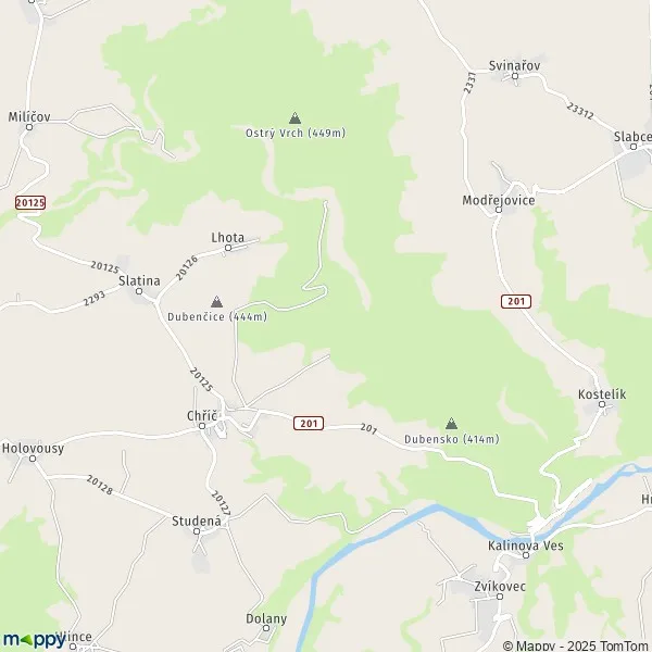 Map Chříč: map of Chříč (331 41) and practical information