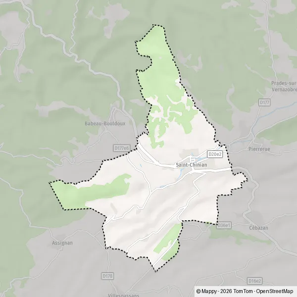 Map Saint-Chinian: map of Saint-Chinian (34360) and practical information