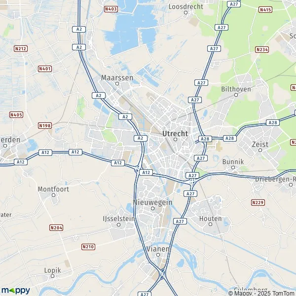 Map Utrecht: map of Utrecht (3451) and practical information