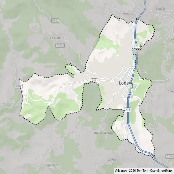 Map Lodève: map of Lodève (34700) and practical information