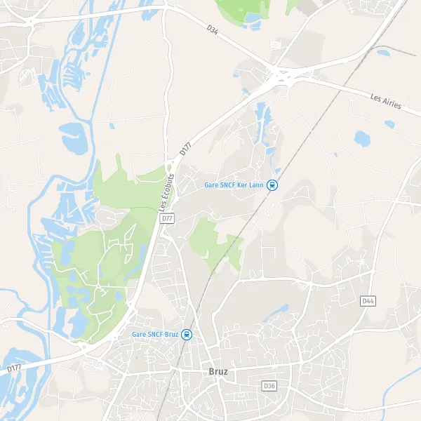 Map Le Houx: map of Le Houx, 35170 Bruz and practical information